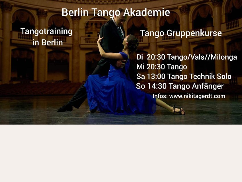 Praktica - Tango Technik Solo - Hoy Milonga